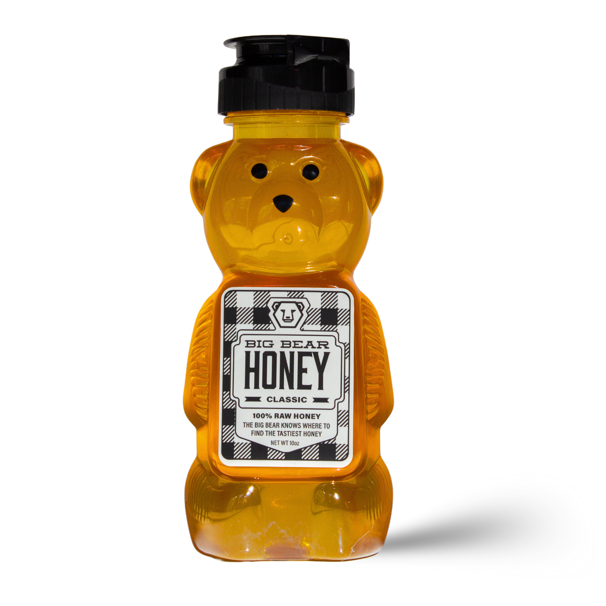 Classic Raw Honey Bear - 10oz– Bigbearhoney.com